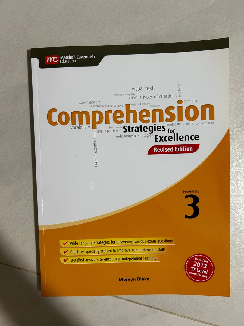 english comprehension strategies for excellence secondary 3, Hobbies ...