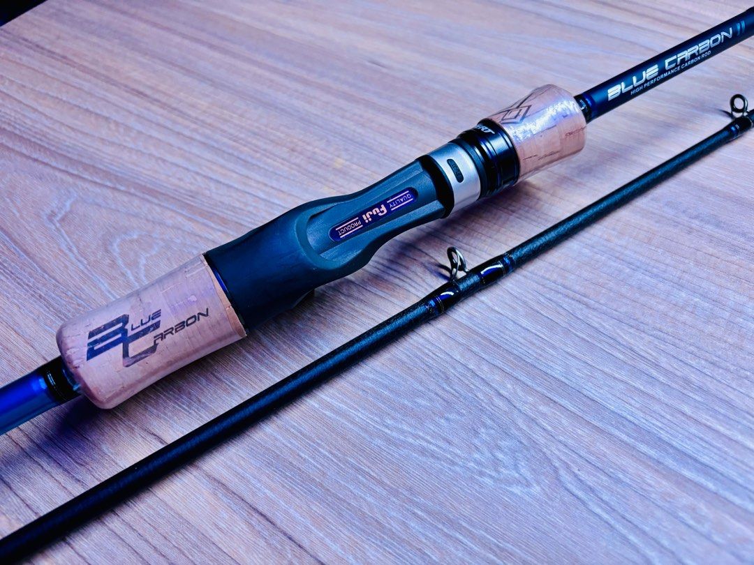 Expert Graphite Blue Carbon 2 Spinning Rod, Sports Equipment, Fishing ...