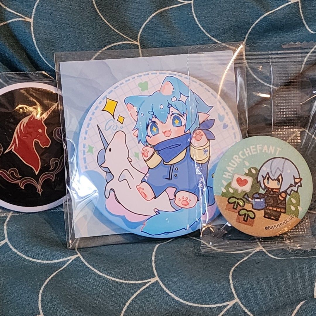 FFXIV Haurchefant House Fortemps button pin bundle FF14 Final Fantasy ...