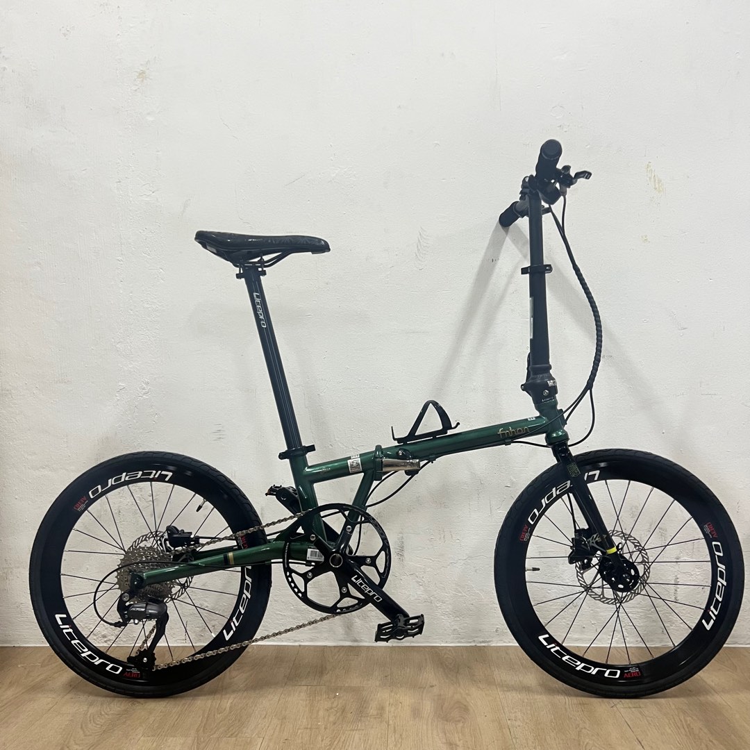 Fnhon gust foldable bike customised folding bicycle shimano litepro ...