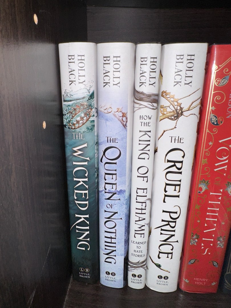 Folk of the Air Cruel Prince Hardcover Trilogy book set Queen of Nothing Wicked King King of ...