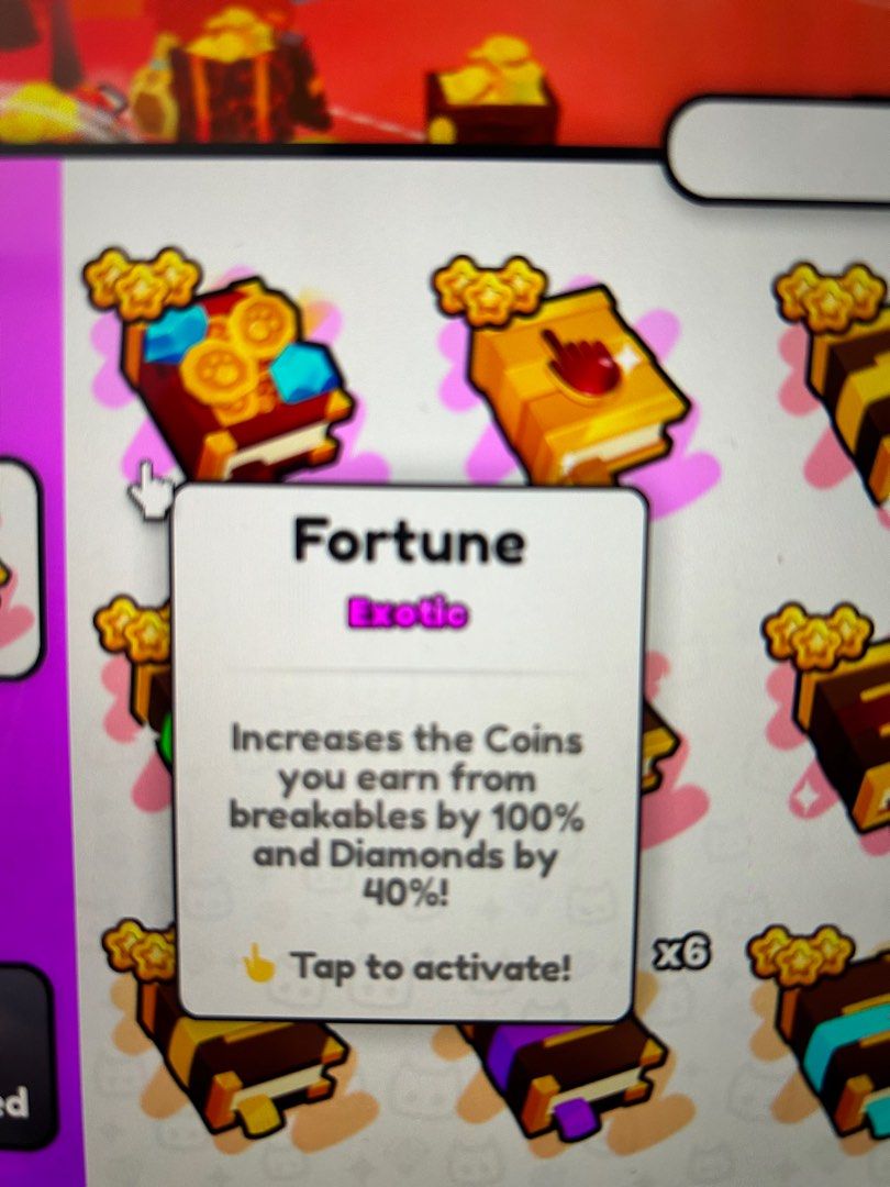 [Fortune] Pet simulator 99 Enchant, Video Gaming, Gaming Accessories ...