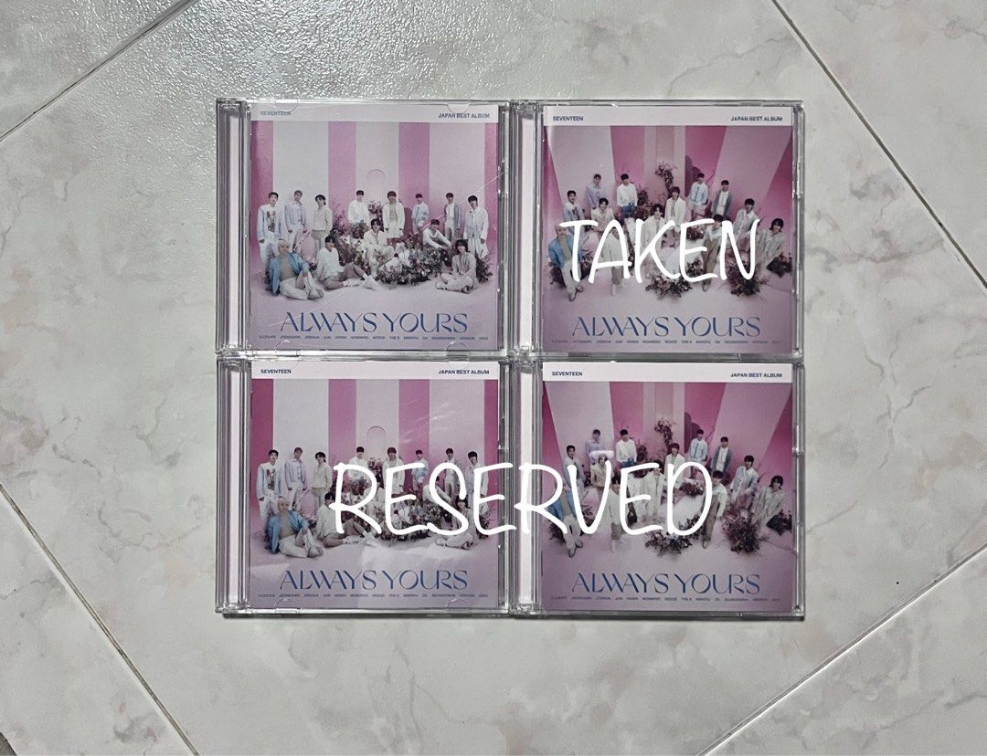 (FREE) Seventeen Always Yours Unsealed Flash & Standard Version Album, Hobbies & Toys ...