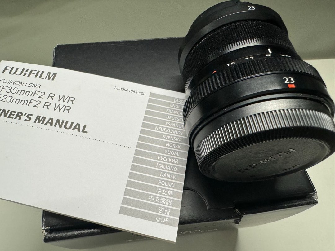 Fujifilm Fujinon Lens XF 23 mm F2, Photography, Lens & Kits on Carousell
