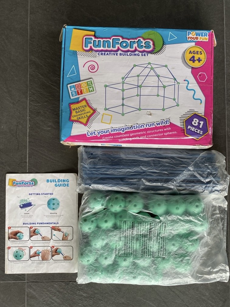 Fun Forts Creative Building Set, Hobbies & Toys, Toys & Games on Carousell