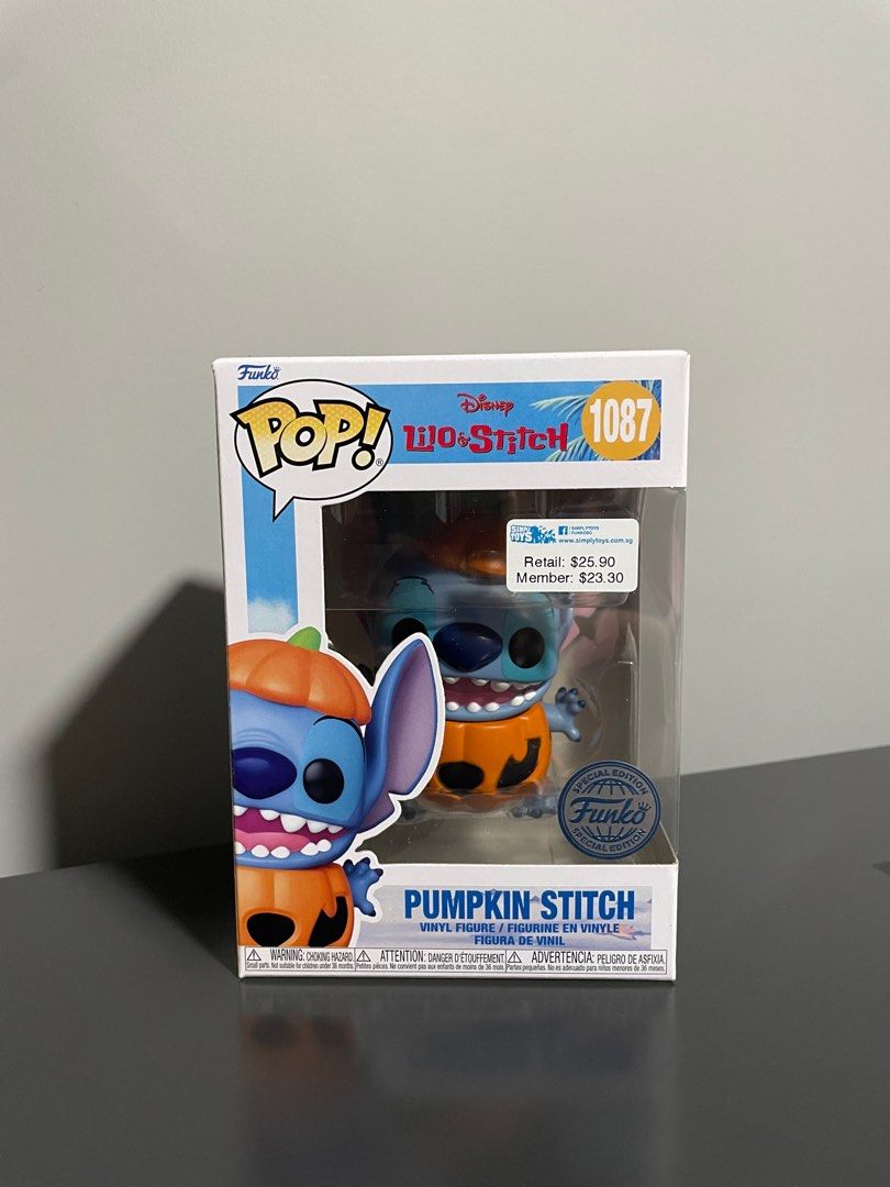 Funko Lilo & Stitch - Pumpkin Stitch, Hobbies & Toys, Toys & Games on ...