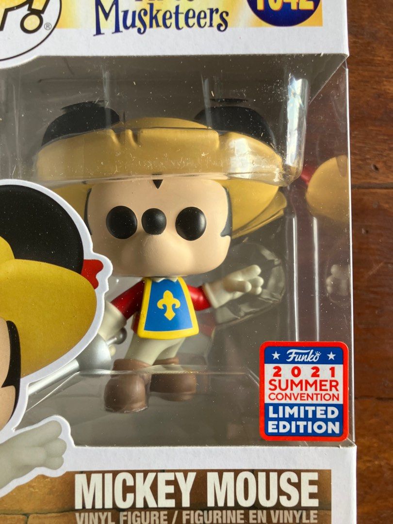 FUNKO POP Mickey Mouse The Three Musketeers (2021 Summer Convention ...