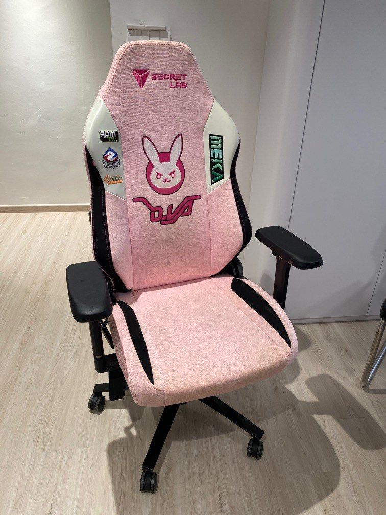 Gaming Chair-Secret Lab Pink, Furniture & Home Living, Furniture ...