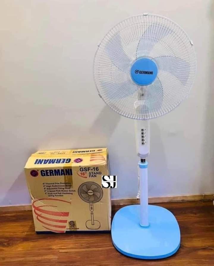 germani blade stand fan, Furniture & Home Living, Lighting & Fans, Fans ...