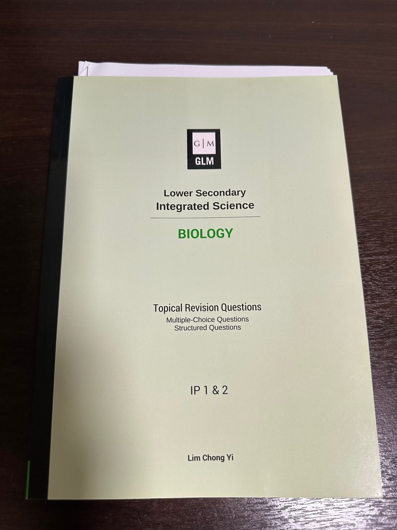 GLM IP1&2 Biology, Hobbies & Toys, Books & Magazines, Assessment Books on Carousell