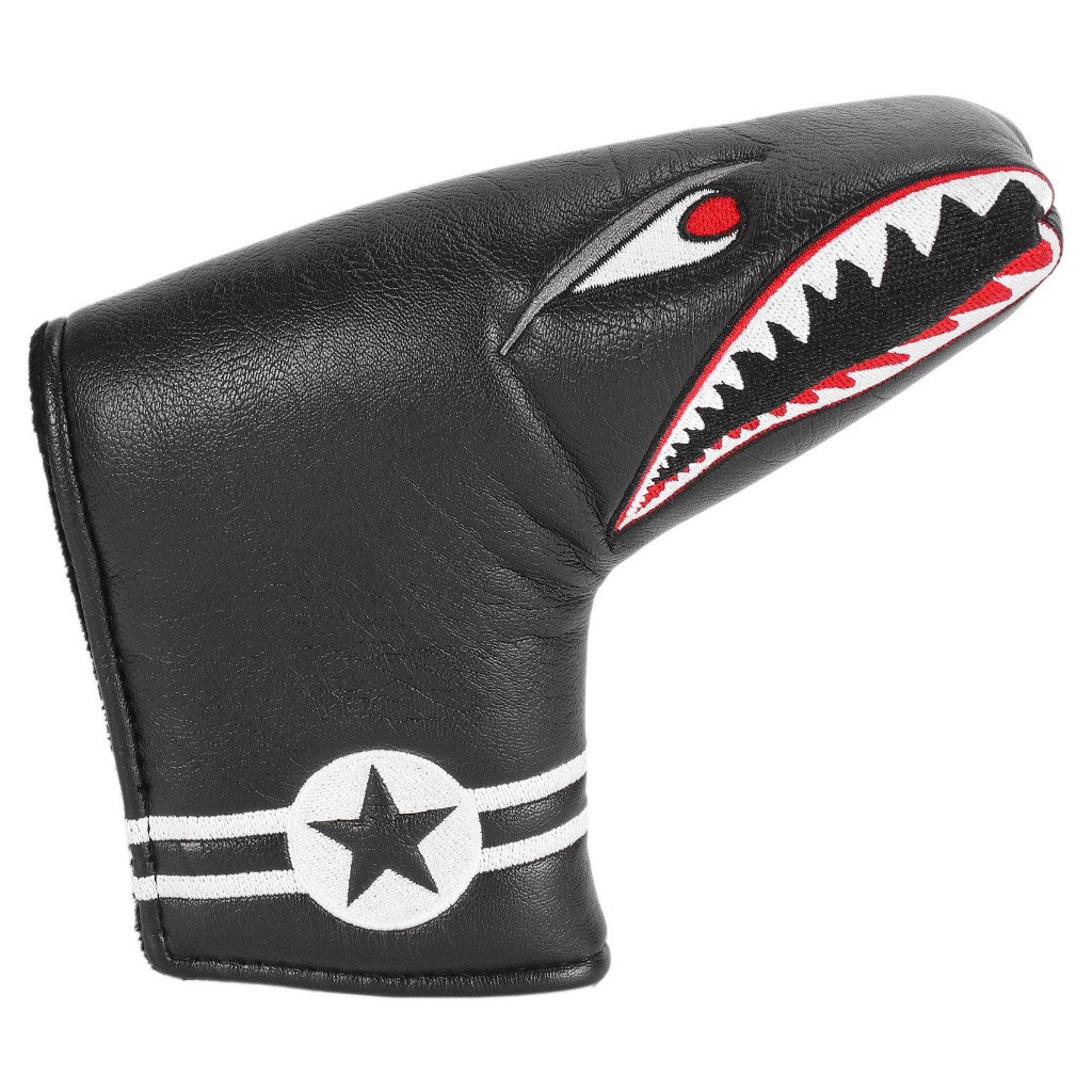 Golf Shark Blade Putter Headcover - Shark Teeth Bape Aape Cover for ...