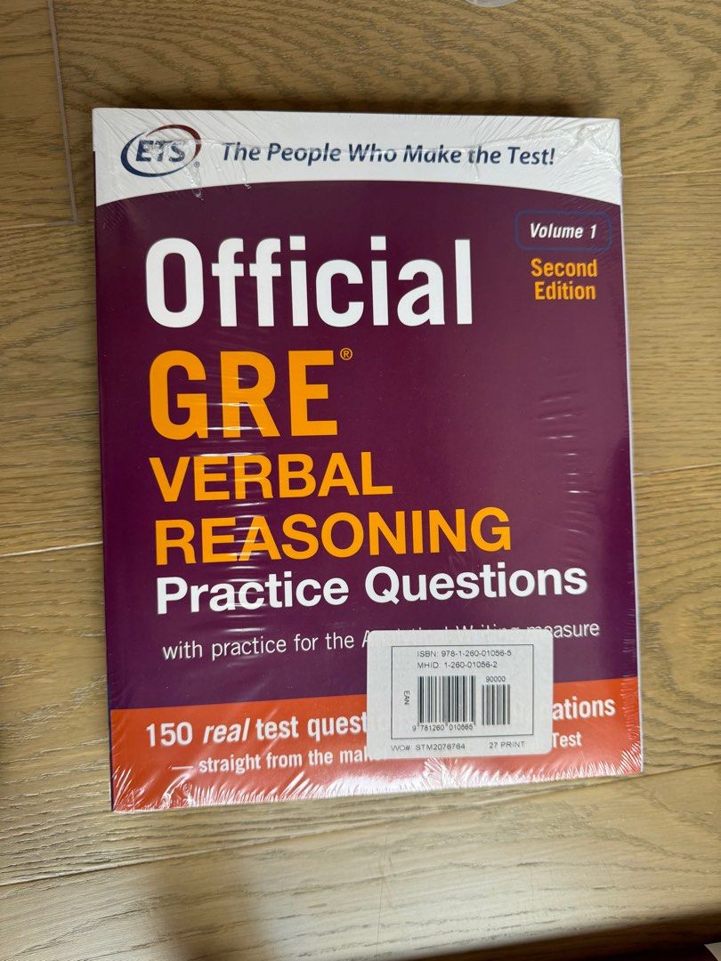 GRE official guide & practice questions brand new (3 books), Hobbies & Toys, Books & Magazines ...