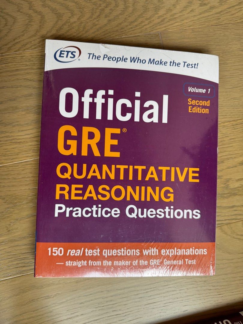 GRE official guide & practice questions brand new (3 books), Hobbies ...