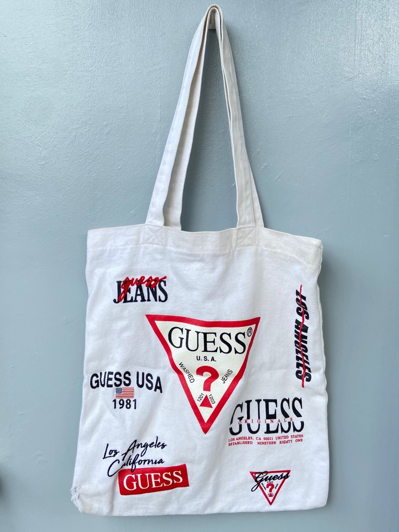 Guess Tote Bag, Women's Fashion, Bags & Wallets, Tote Bags on Carousell