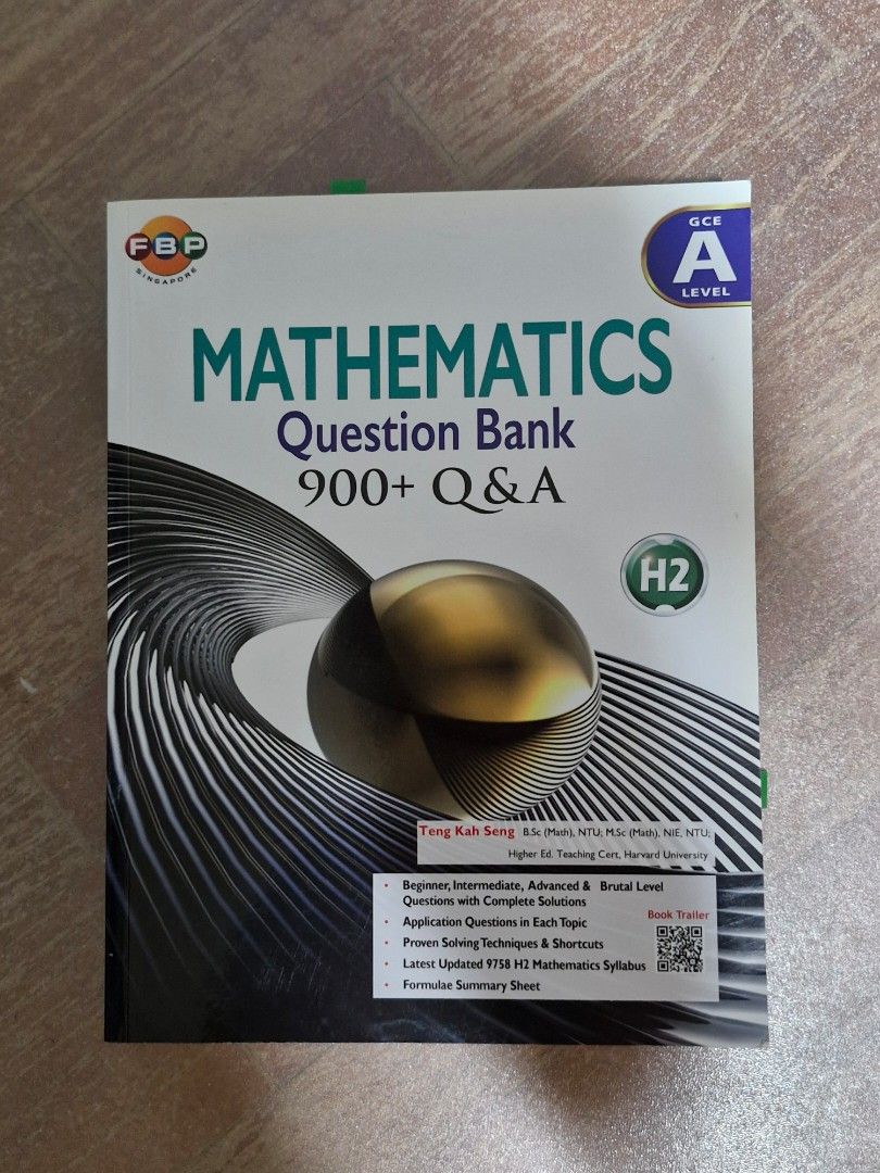 H2 Math Question bank, Hobbies & Toys, Books & Magazines, Assessment ...