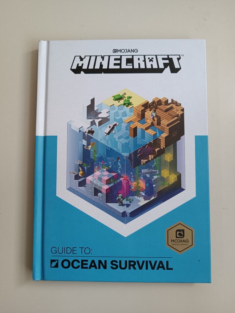 Hardcover Minecraft: Guide to Ocean Survival by Mojang AB (There's like ...