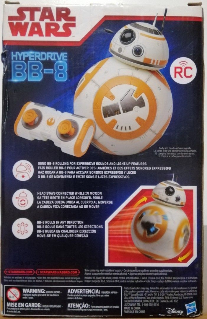 HASBRO Disney Star Wars RC, Hobbies & Toys, Memorabilia & Collectibles ...