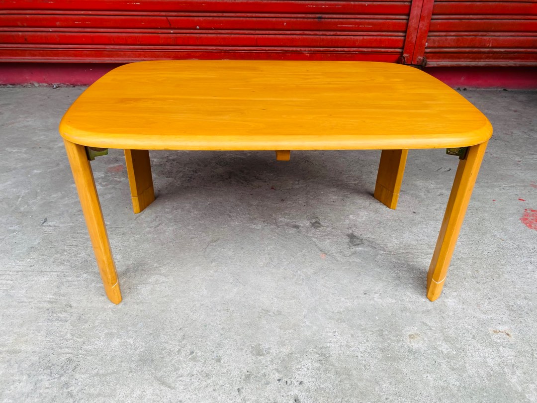 HEAVY SOLID WOOD MINI FOLDABLE CENTER TABLE IN GOOD CONDITION SIZE 29 ...