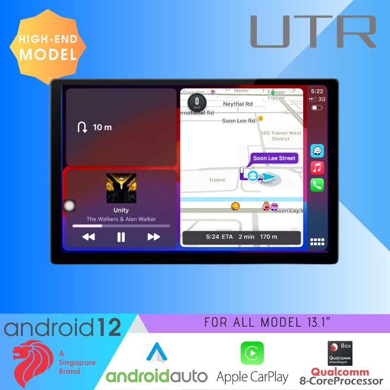 HIGH-END LATEST ANDROID ALL MODEL 13.1INCH 8 CORE ANDROID 12 PLAYER 2K ...