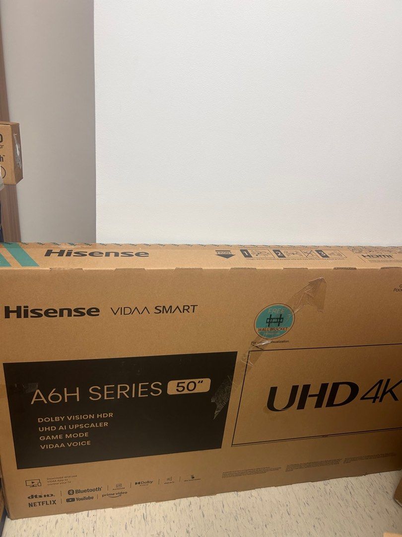 Hisense 50A6H 50in 4k UHD, TV & Home Appliances, TV & Entertainment, TV ...