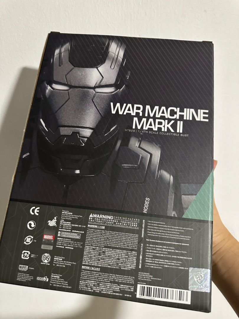 Hot Toys Iron Man Mark War Machine 1/4 Bust, Hobbies & Toys, Toys ...