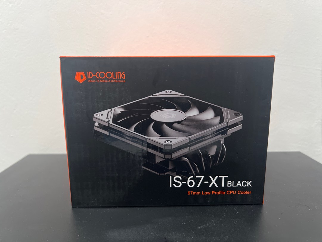 ID Cooling IS-67-XT Black Low Profile CPU Air Cooler, Computers & Tech, Parts & Accessories ...