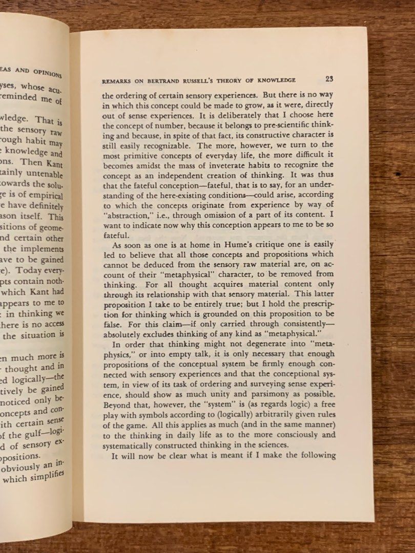 Ideas & Opinions 2 book by Albert Einstein, Hobbies & Toys, Books ...