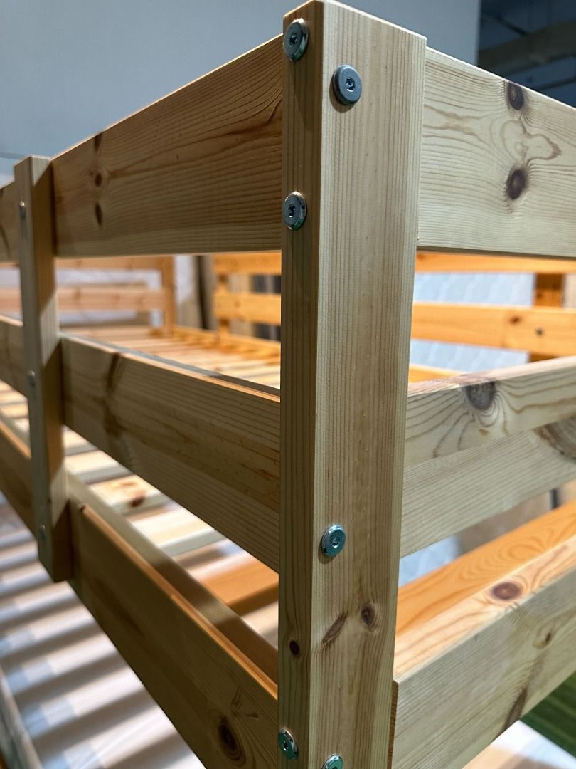 Ikea Bund Bed (With 2 mattresses), Furniture & Home Living, Furniture ...