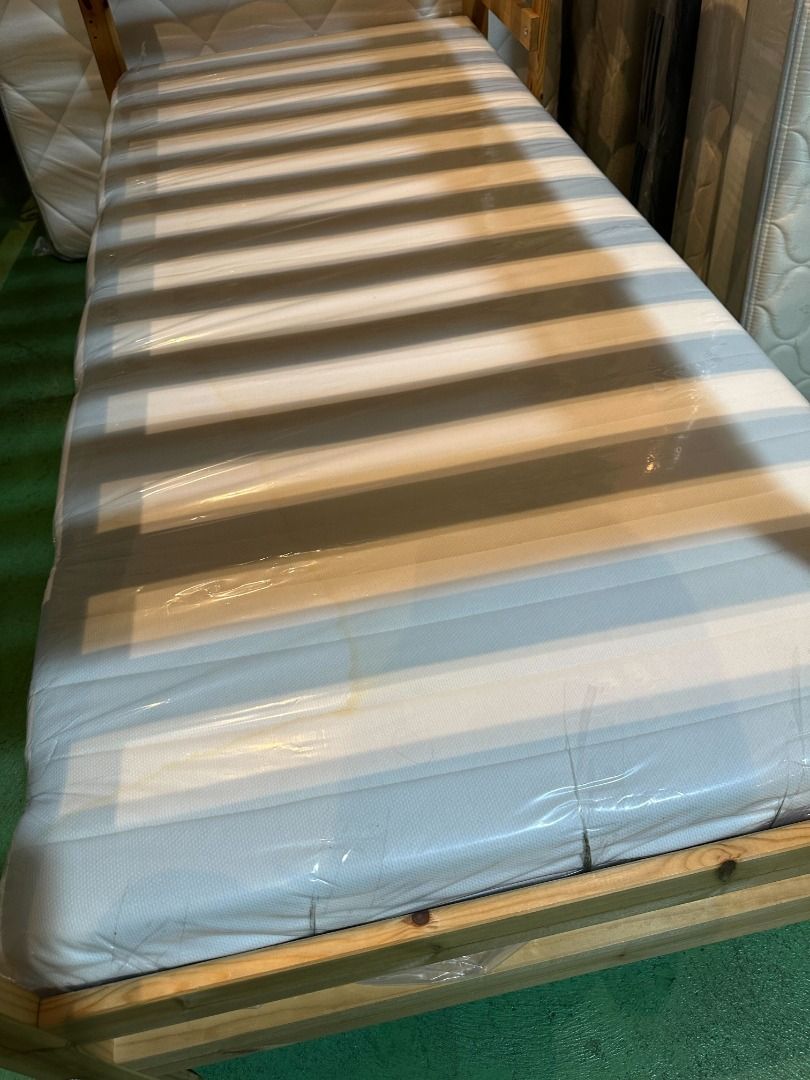 Ikea Bund Bed (With 2 mattresses), Furniture & Home Living, Furniture ...