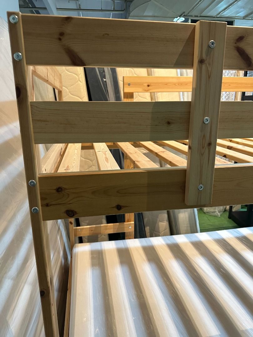 Ikea Bund Bed (With 2 mattresses), Furniture & Home Living, Furniture ...