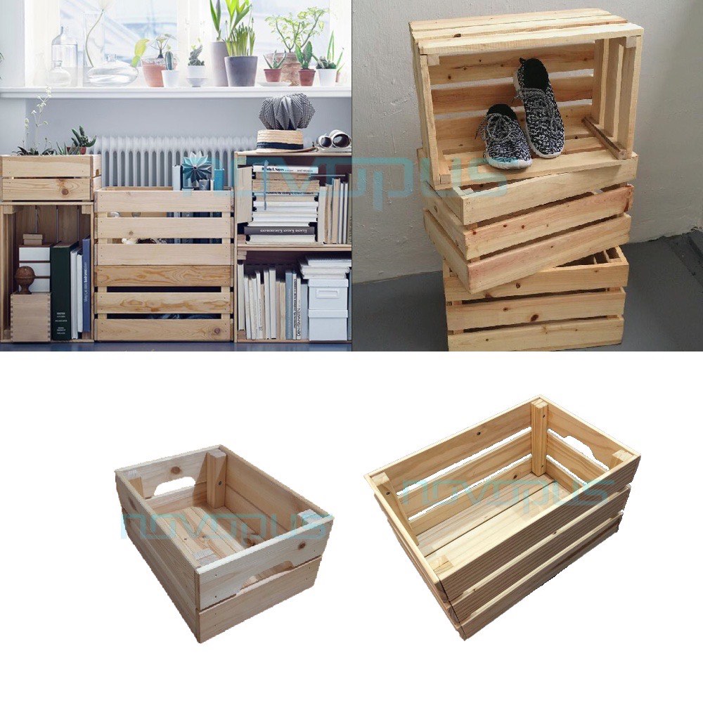 IKEA KNAGGLIG BOX, Furniture & Home Living, Home Improvement ...