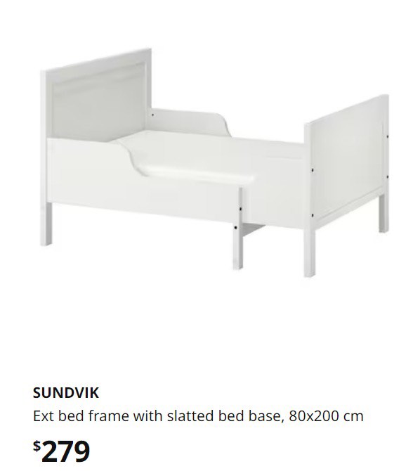 IKEA sundvik children bed, Babies & Kids, Baby Nursery & Kids Furniture ...