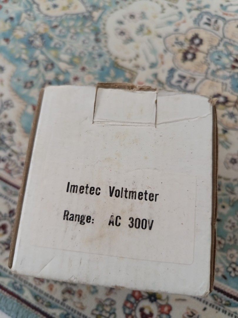 IMETEC Voltmeter + Ammeter, TV & Home Appliances, Electrical, Adaptors ...