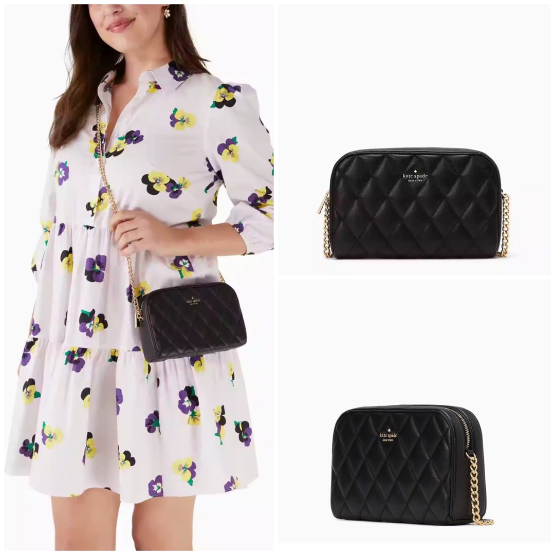 INSTOCK Kate Spade Carey Mini Camera Bag Crossbody Slingbag Quilted ...