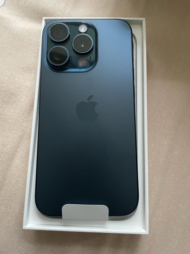 iPhone 15 Pro Blue Titanium 128GB, Mobile Phones & Gadgets, Mobile ...
