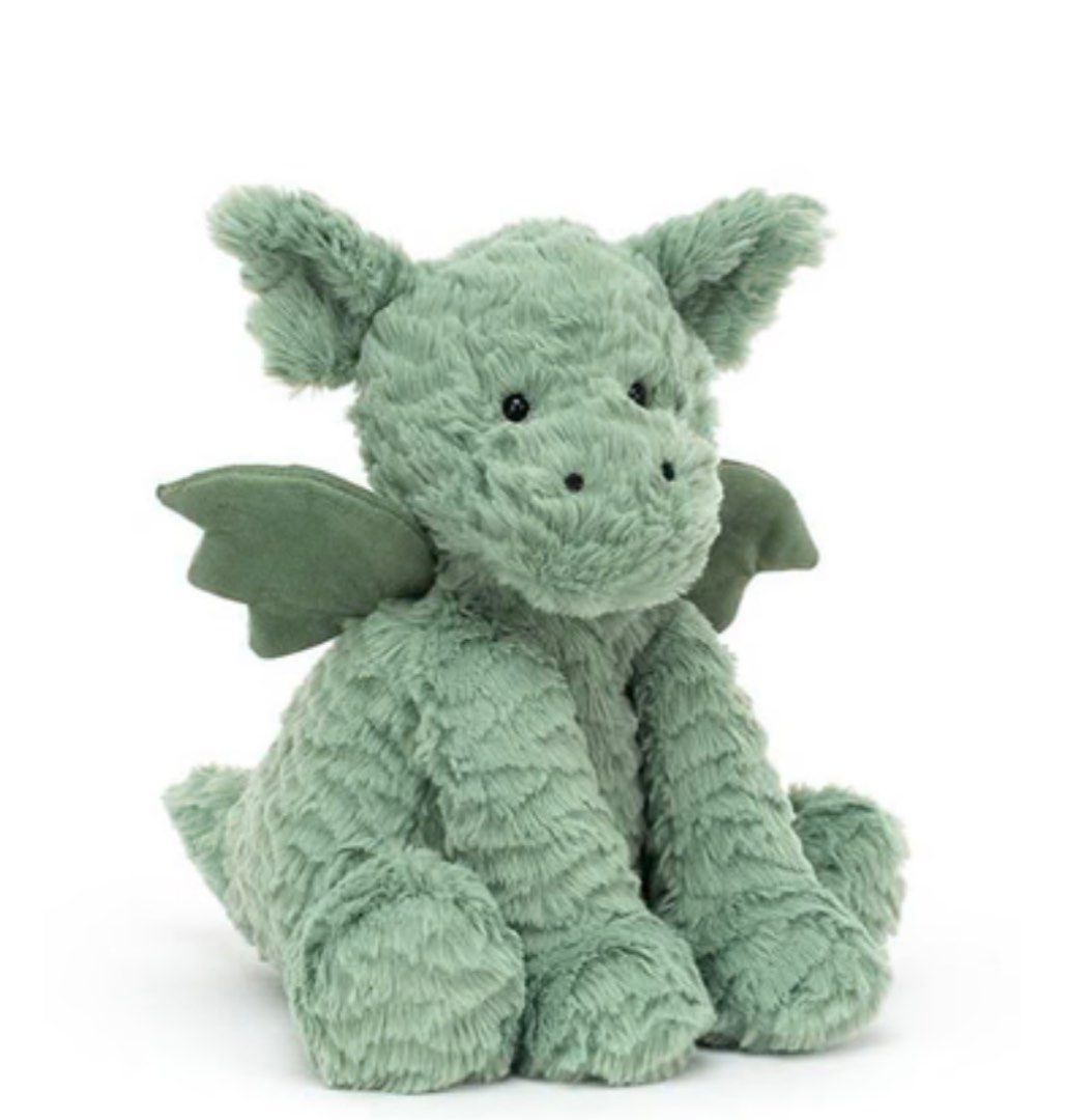 Jellycat fuddlewuddle dragon, Hobbies & Toys, Toys & Games on Carousell