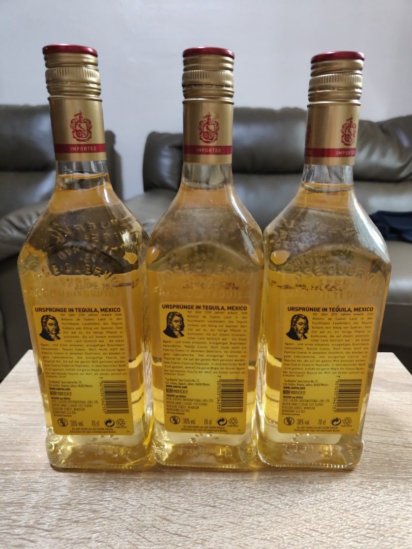 JOSE CUERUO TEQUILA REPOSADO 700ML, Food & Drinks, Alcoholic Beverages ...
