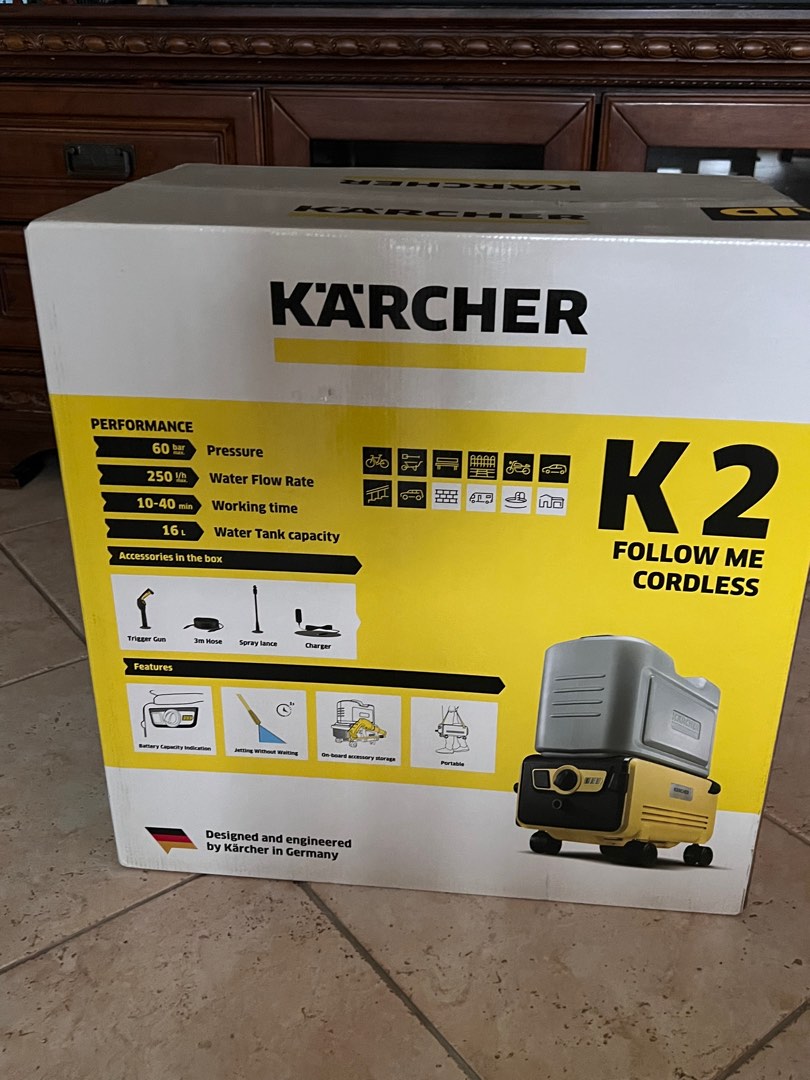 Karcher High Pressure Washer, Furniture & Home Living, Cleaning ...
