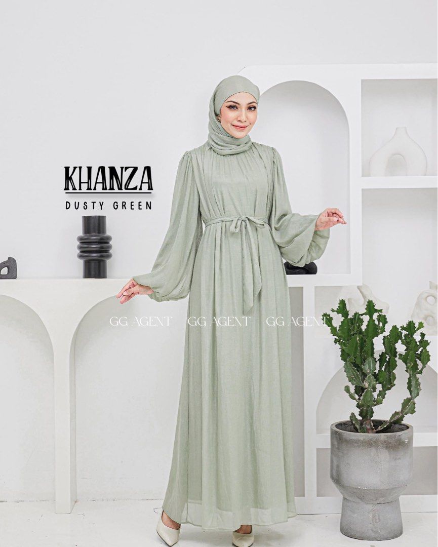 KHANZA ABAYA, Women's Fashion, Muslimah Fashion, Kaftans & Jubahs on ...