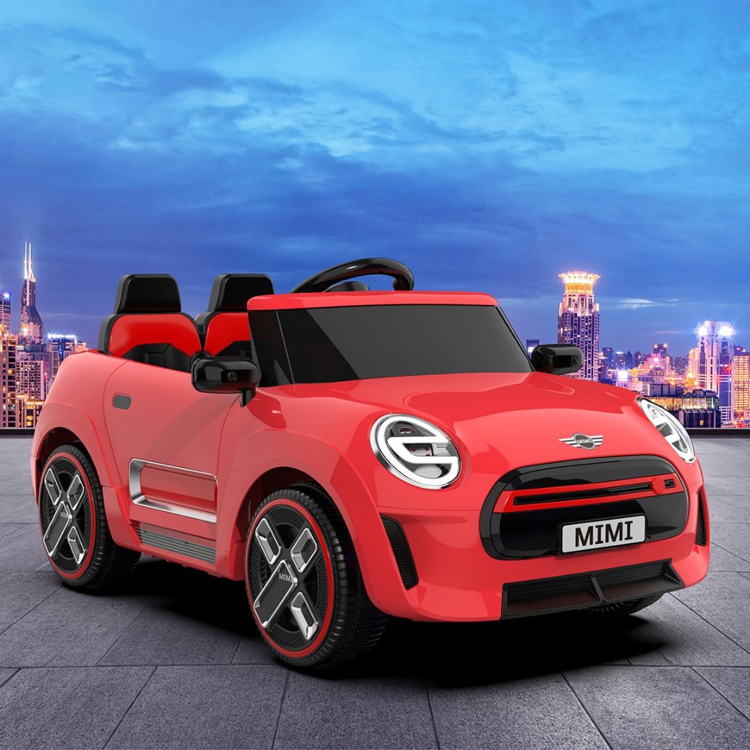 (NEW) Mini Cooper Kids Electric Car with Remote Control & Self Drive ...