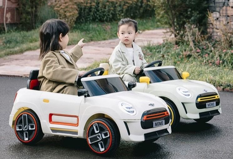 (NEW) Mini Cooper Kids Electric Car with Remote Control & Self Drive ...