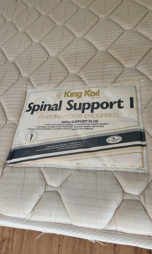 King Koil Spinal Support I Super Single, Furniture & Home Living ...