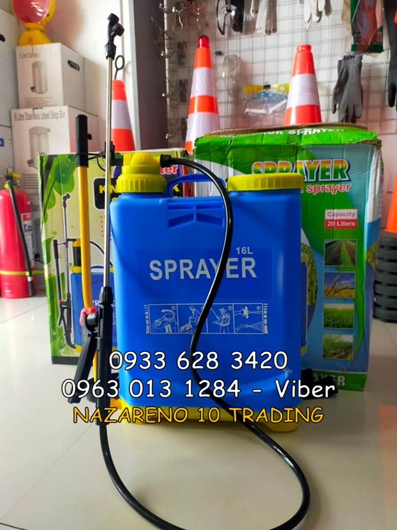 Knapsack sprayer w/ manual sprayer., Beauty & Personal Care, Sanitizers ...