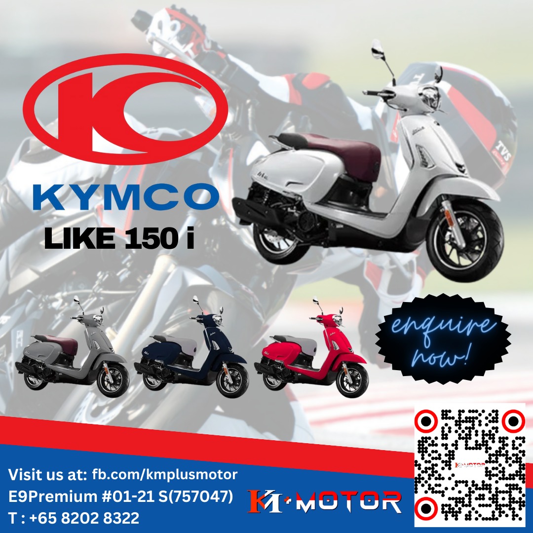 KYMCO LIKE 150 I ABS LIKE150 MOTORSPORT AGENT BRAND NEW SCOOTER AUTO ...