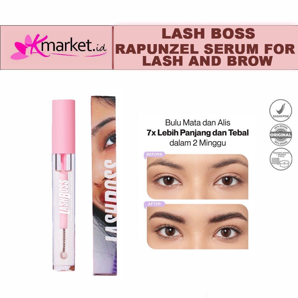 Lashboss Rapunzel Eyelash and Eyebrow Growth Serum for Eyelash and Brow ...