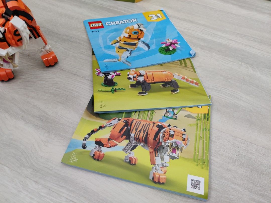 LEGO Creator Majestic Tiger, Hobbies & Toys, Toys & Games on Carousell