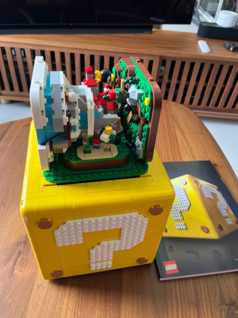 Lego Mario Question mark, Hobbies & Toys, Toys & Games on Carousell