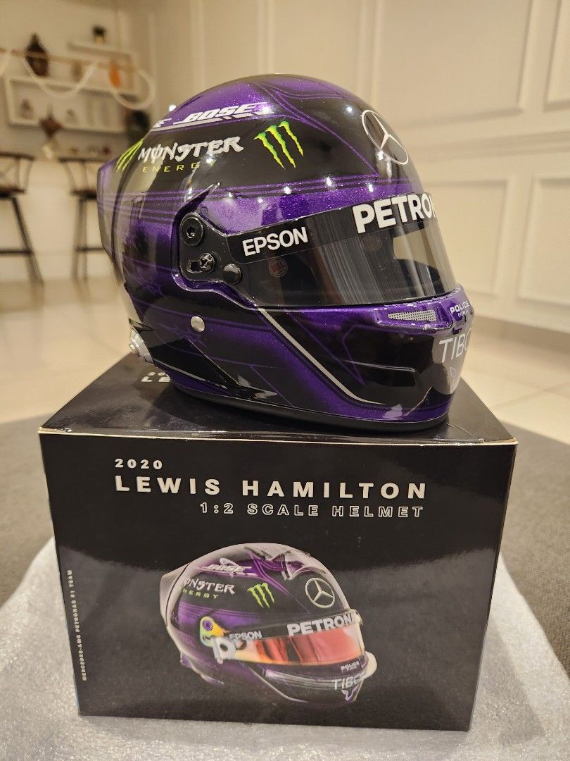 LEWIS HAMILTON 1:2 SCALE HELMET 2020 SEASON, Hobbies & Toys ...