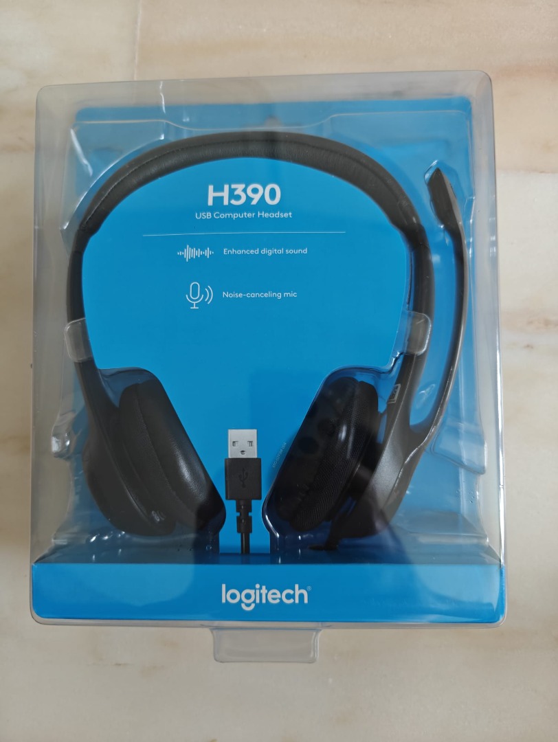 Logitech H390 USB COMPUTER HEADSET, Audio, Headphones & Headsets on ...