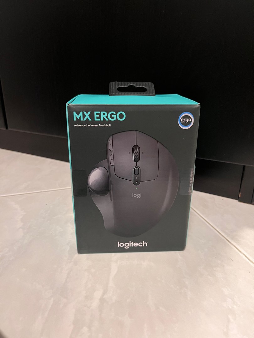 Logitech MX Ergo Trackball Vertical Mouse Ergonomic, Computers & Tech ...